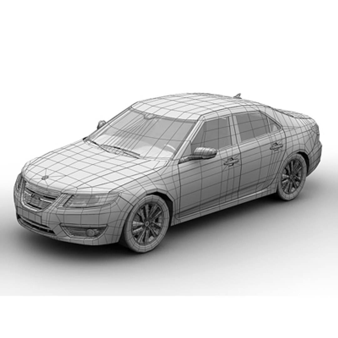 3d model saab 9-5