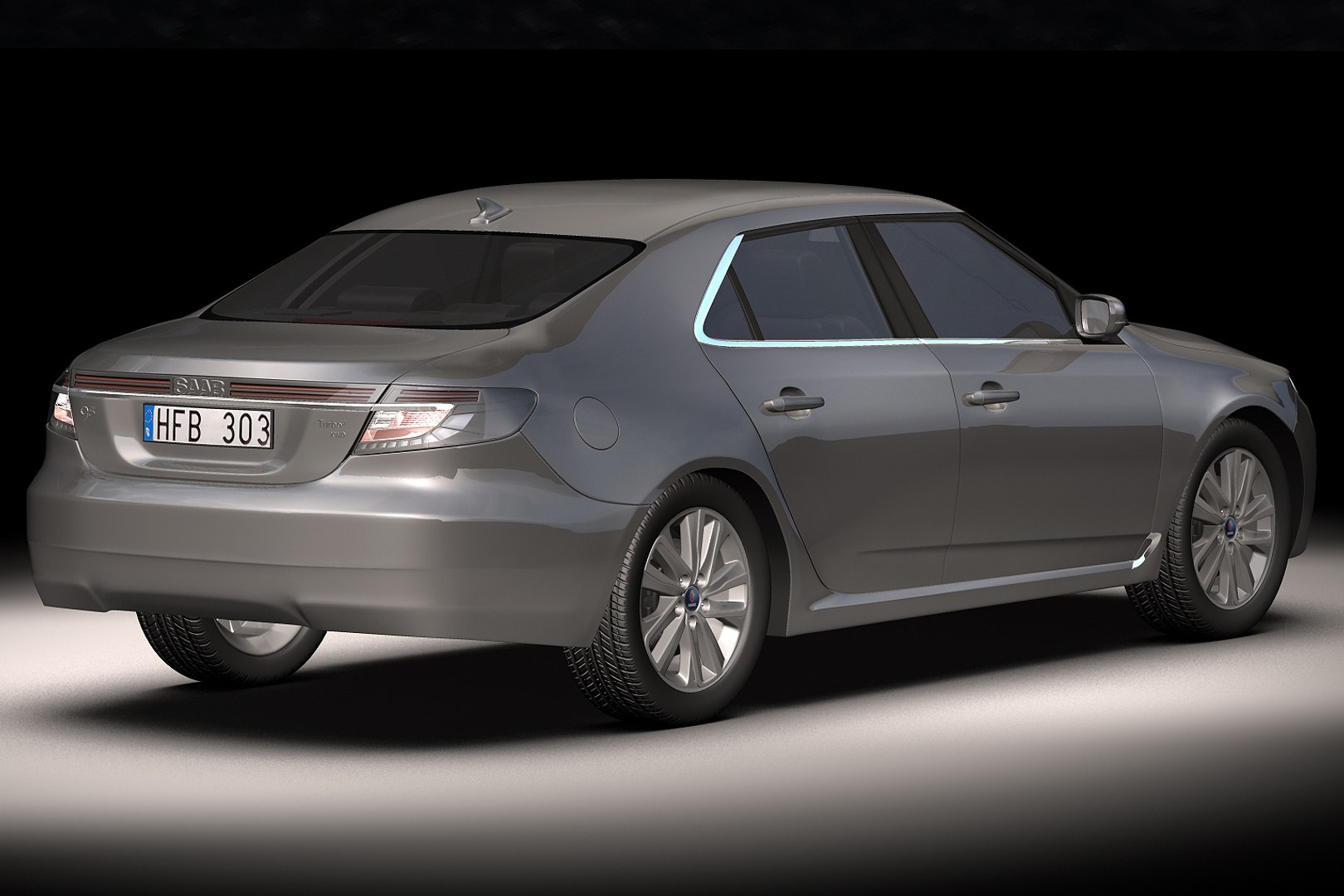 3d model saab 9-5