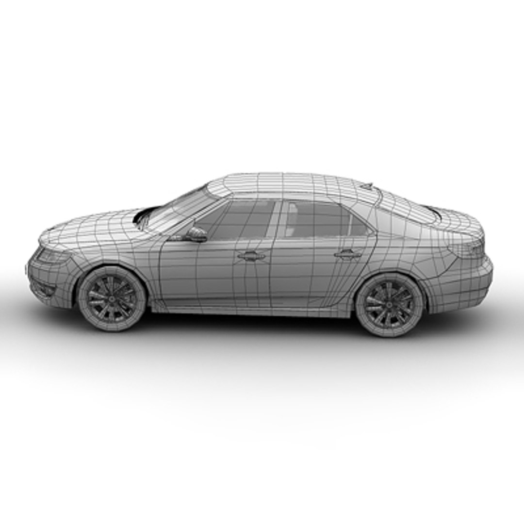 3d model saab 9-5