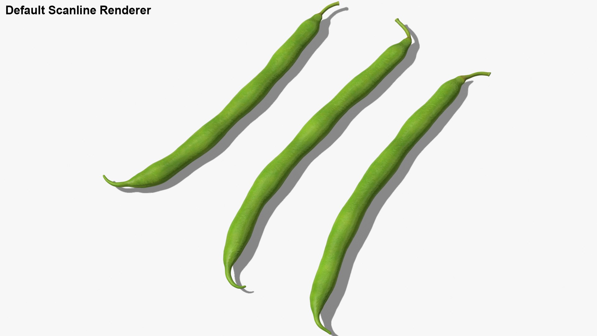 3D green bean - TurboSquid 1657655