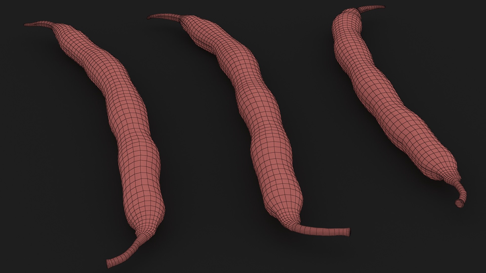 3D green bean - TurboSquid 1657655