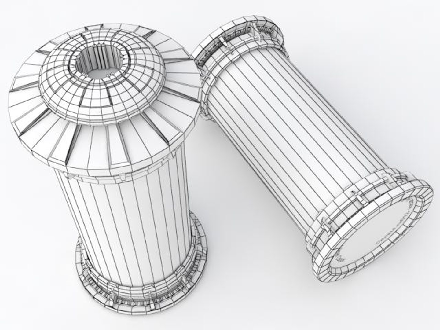 Container Virus 3d Model