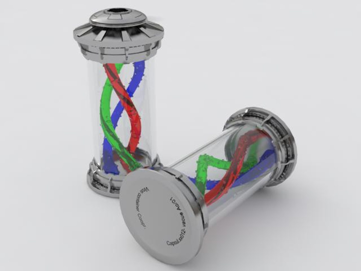 Container Virus 3d Model