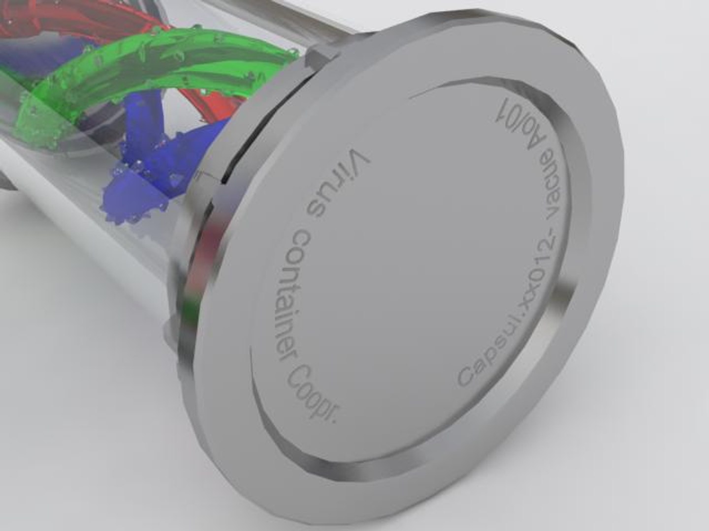 Container Virus 3d Model
