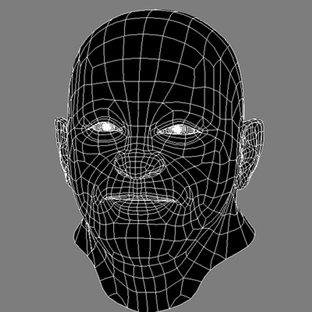 3ds Human Head Character
