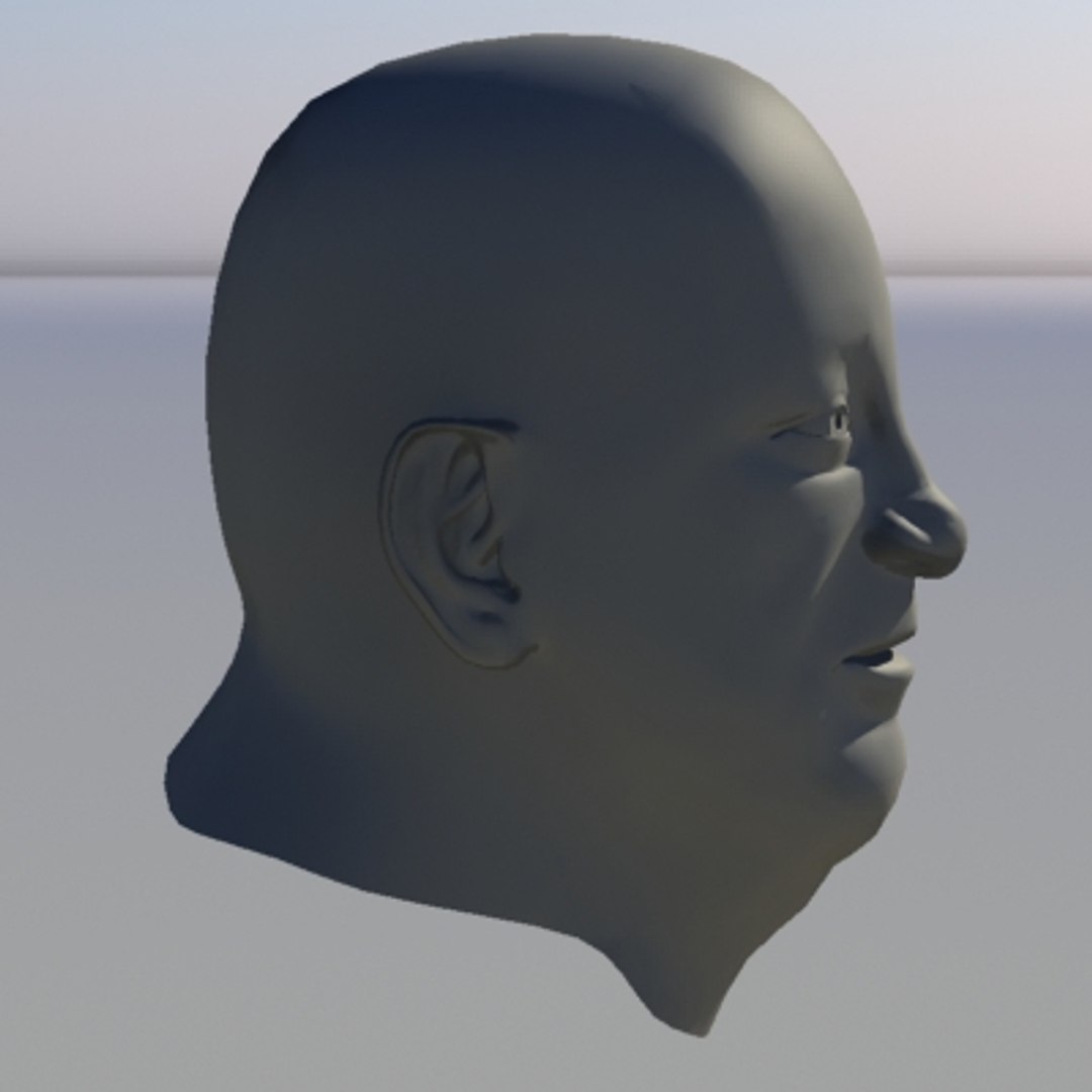 3ds Human Head Character