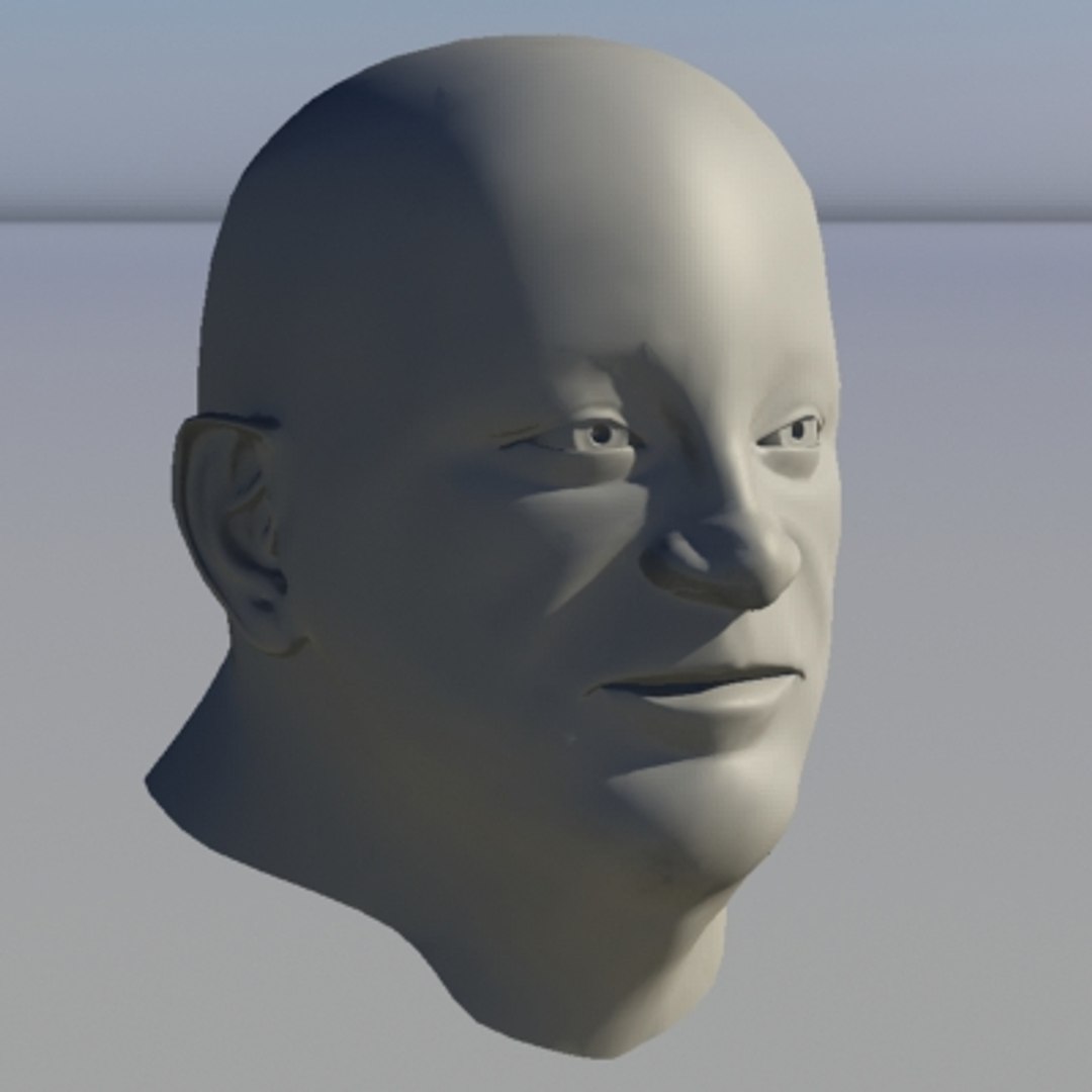 3ds Human Head Character