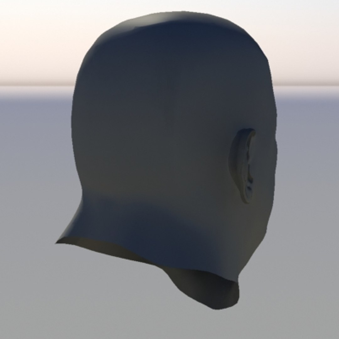 3ds Human Head Character