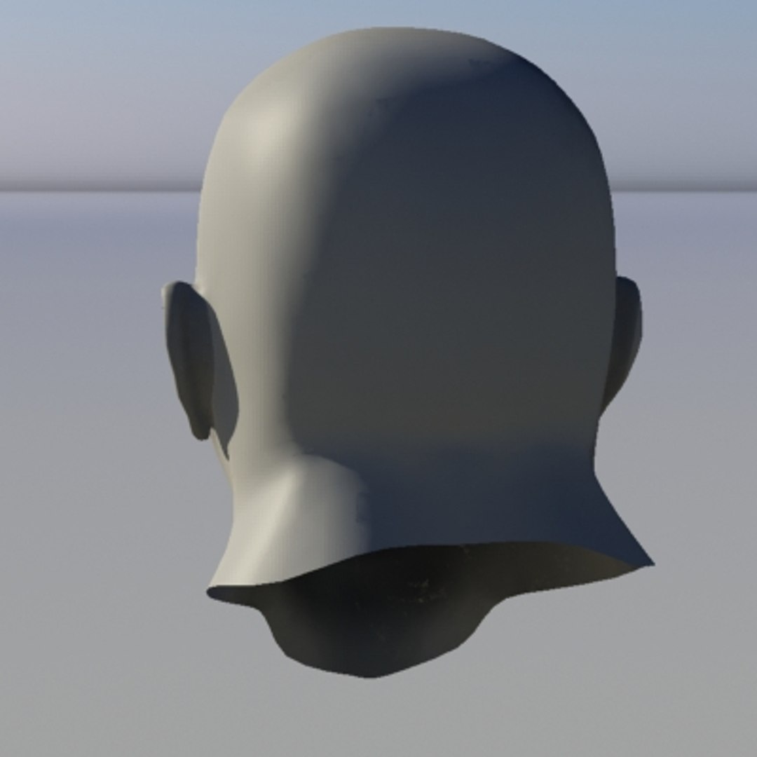 3ds Human Head Character