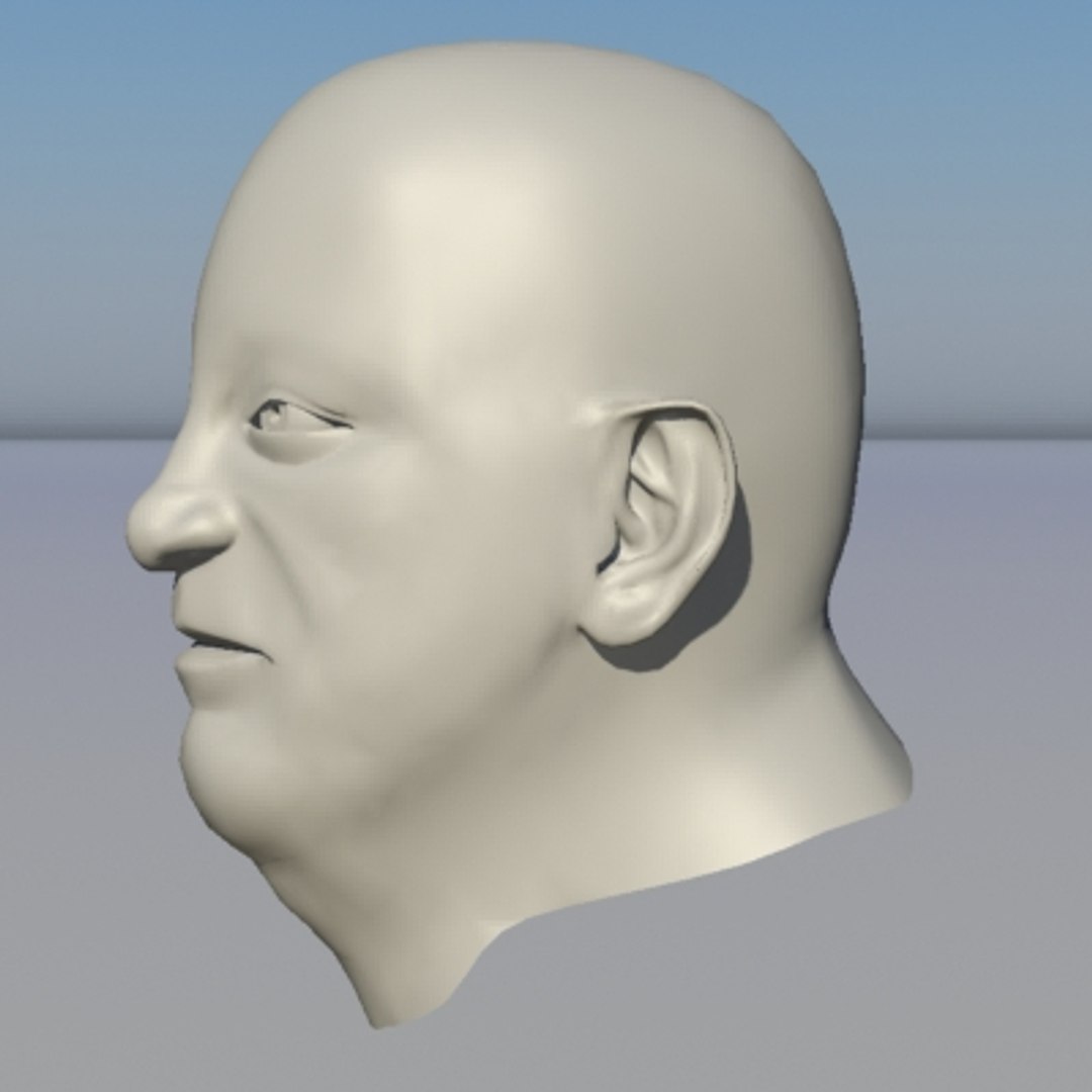 3ds Human Head Character