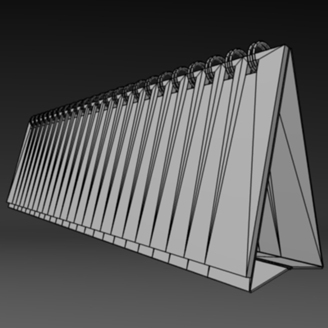3d Model Of Calendar
