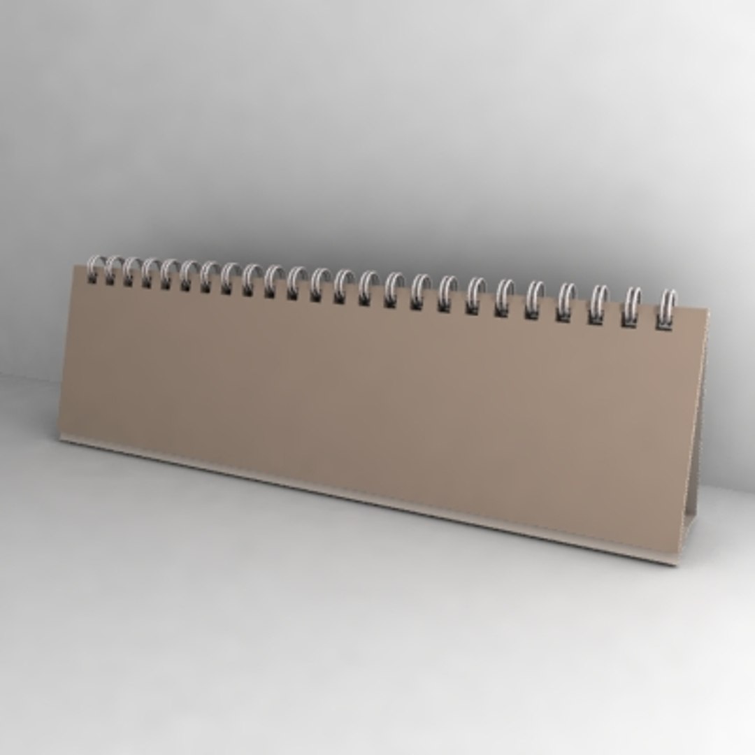 3d Model Of Calendar