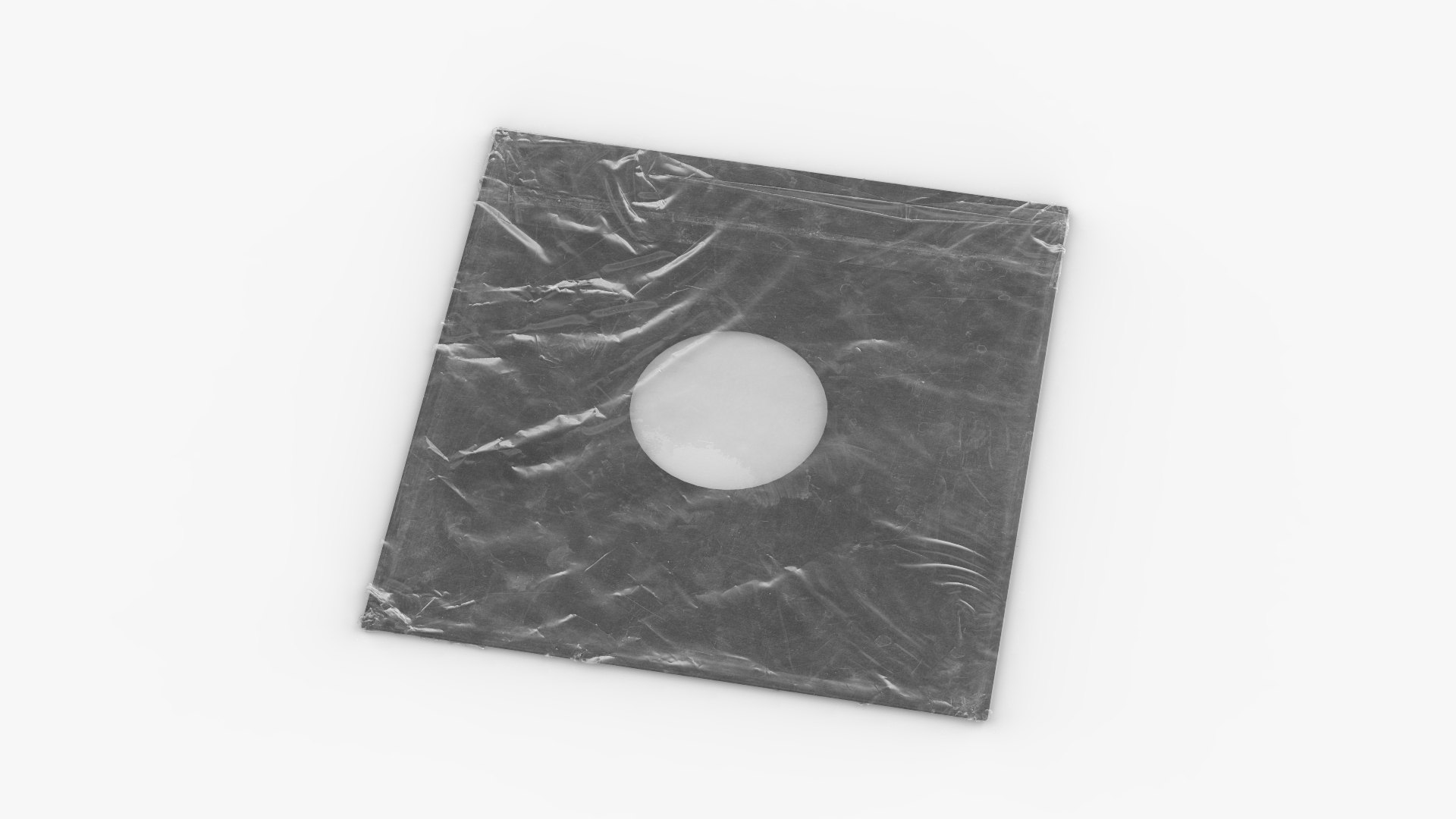 3D Vinyl Disc Record With Plastic Envelope Film - TurboSquid 2159571