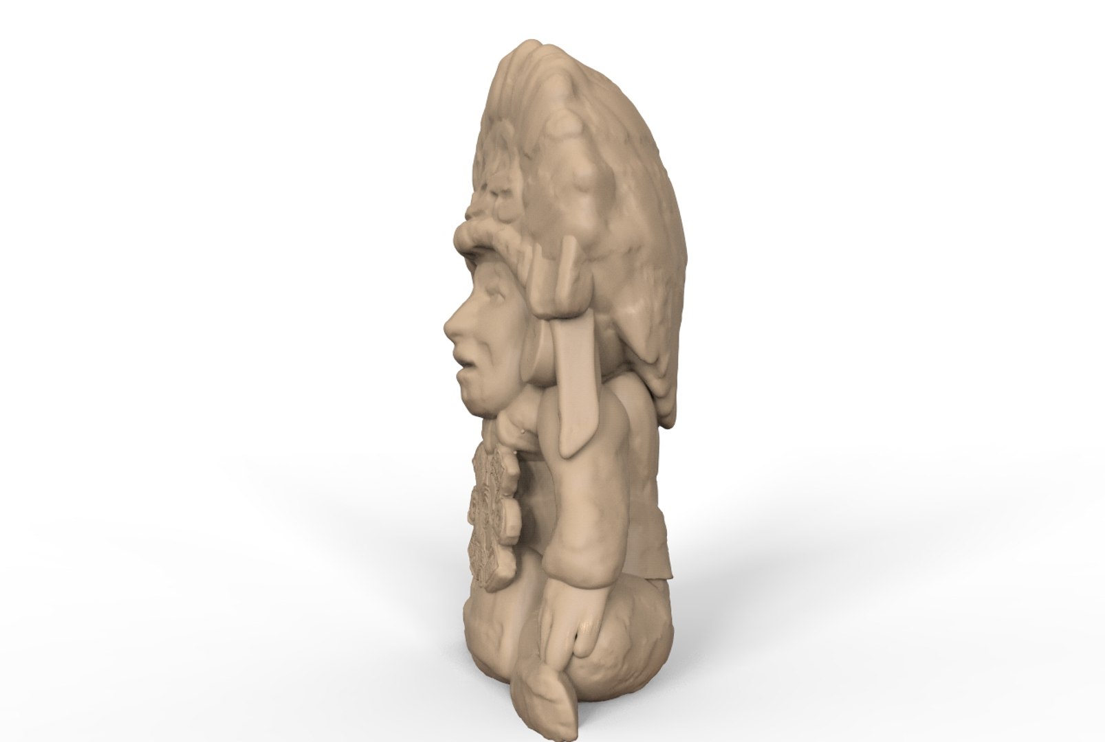 Aztec Sculpture 3D - TurboSquid 1582190