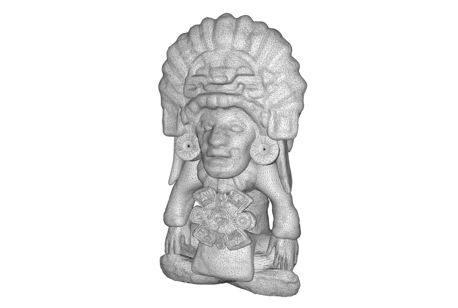 Aztec Sculpture 3D - TurboSquid 1582190