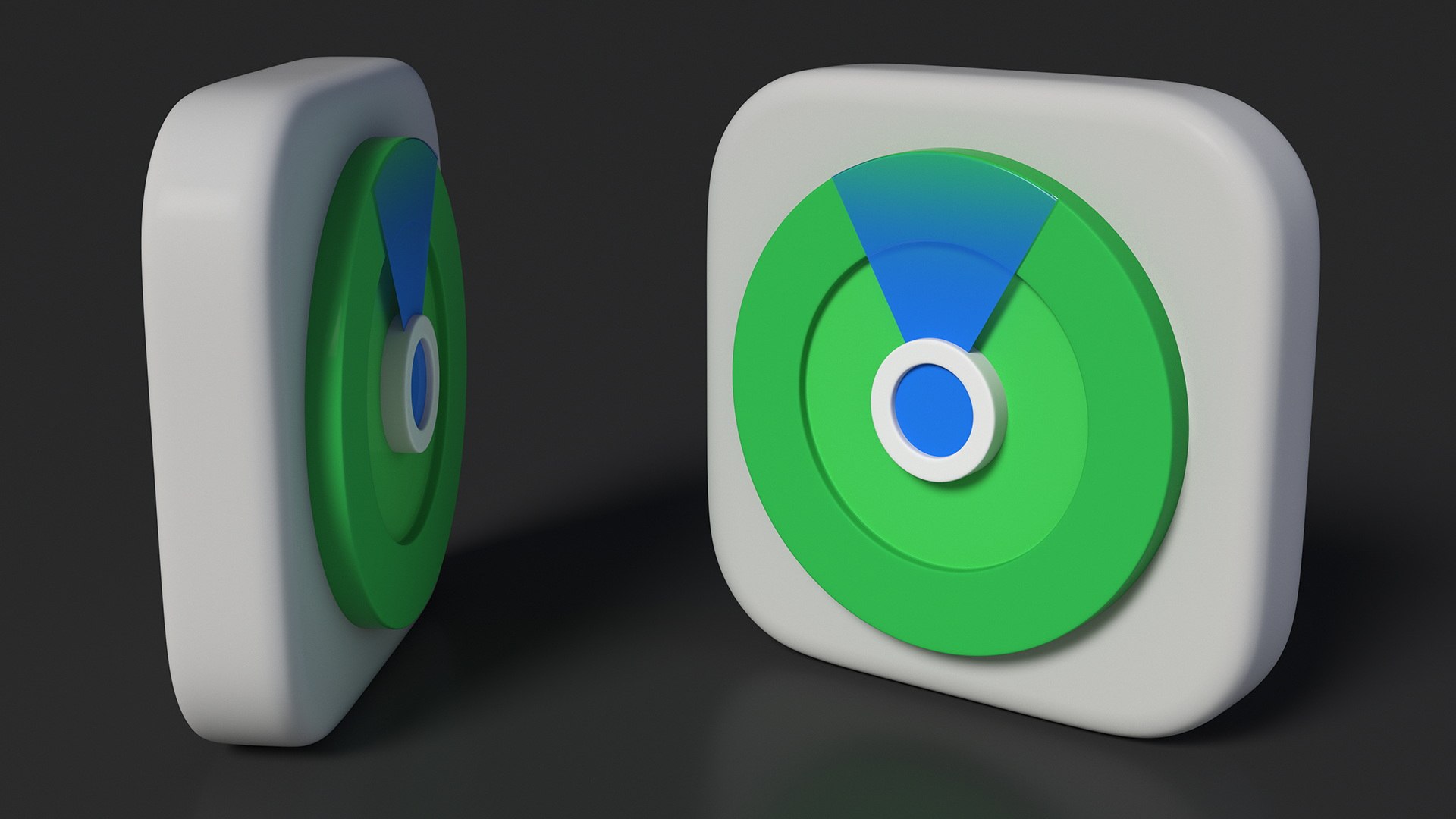 IPhone IOS Find My Icon 3D Model - TurboSquid 2219325