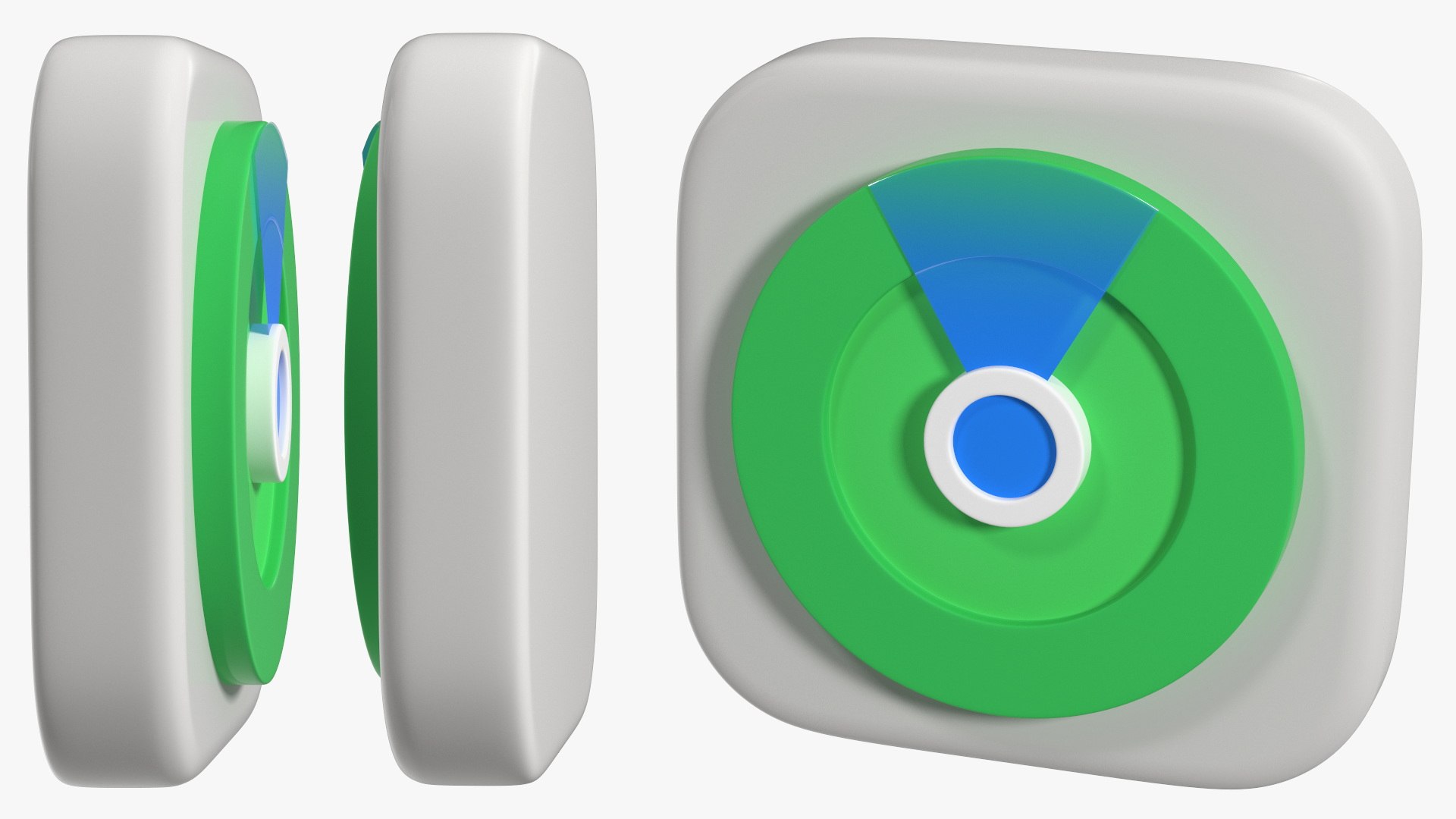 IPhone IOS Find My Icon 3D Model - TurboSquid 2219325