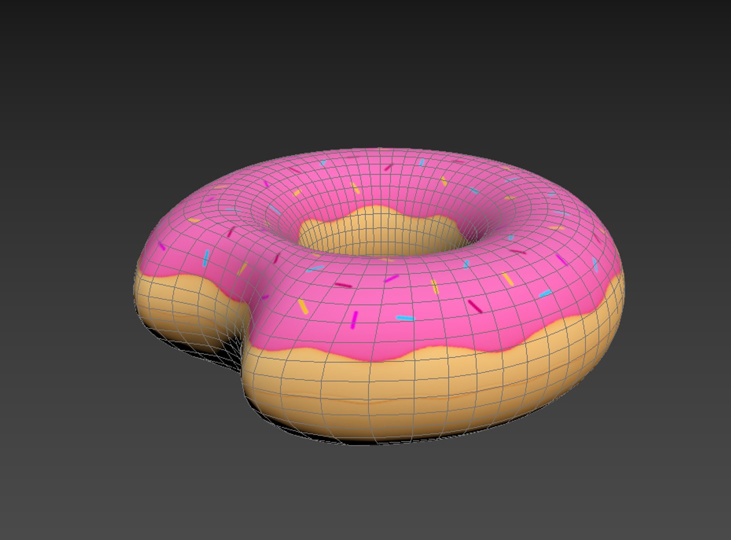 Inflatable Pool Ring Donut Model - TurboSquid 1593881