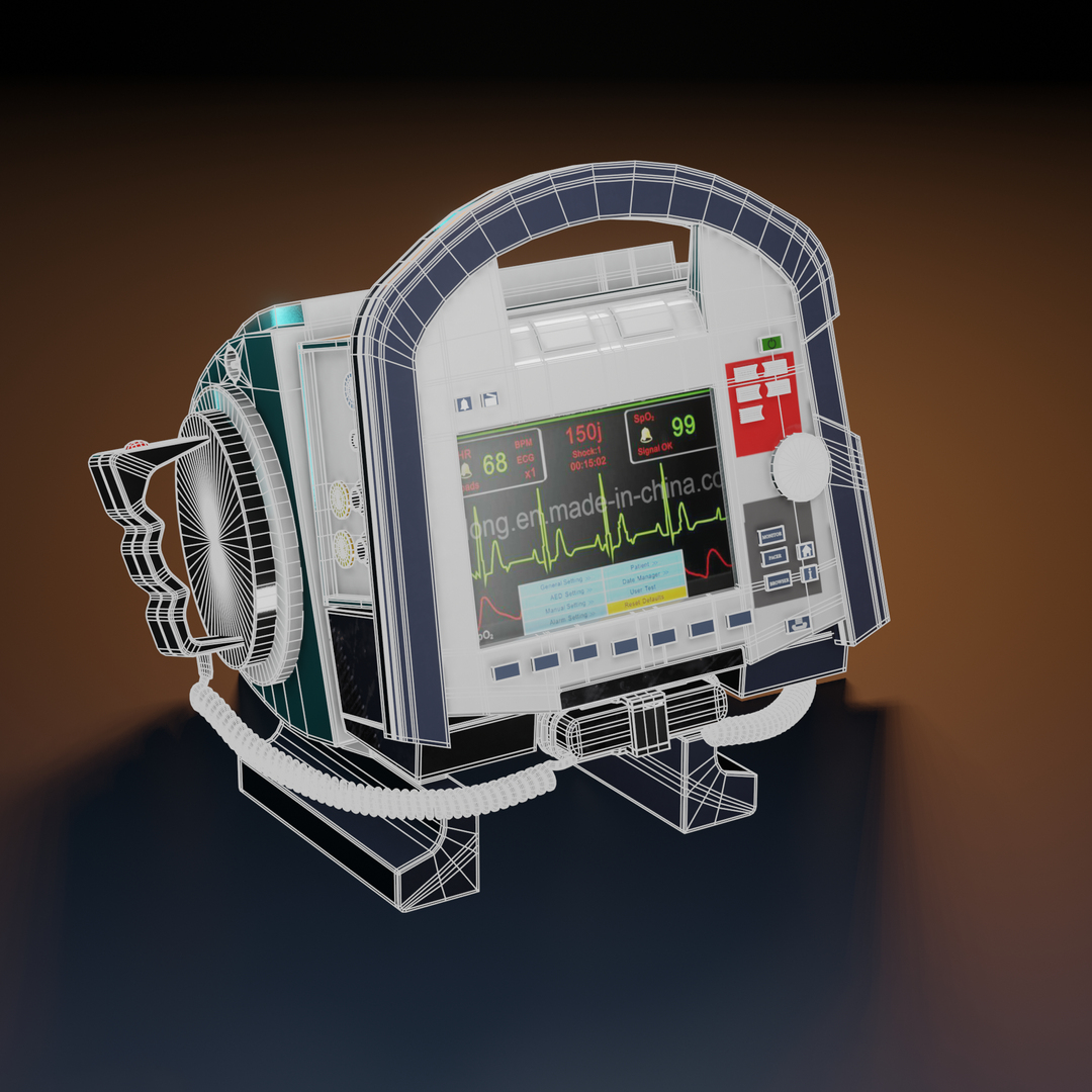 3D corpuls defibrillator model - TurboSquid 1641861