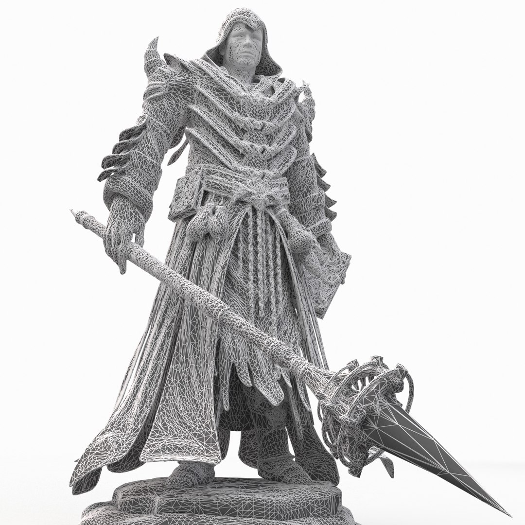 3ds Max Wizard 2 Statue