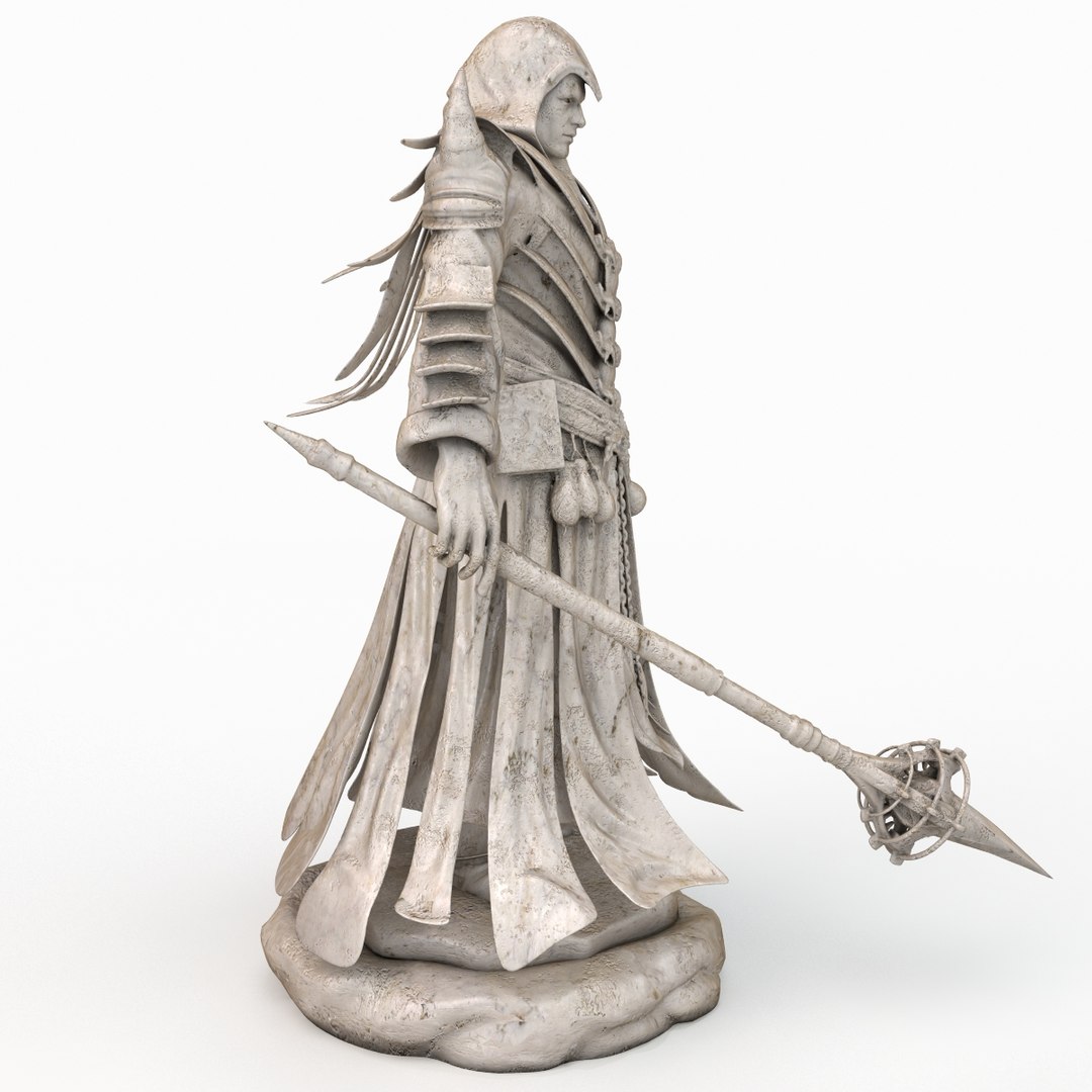 3ds Max Wizard 2 Statue