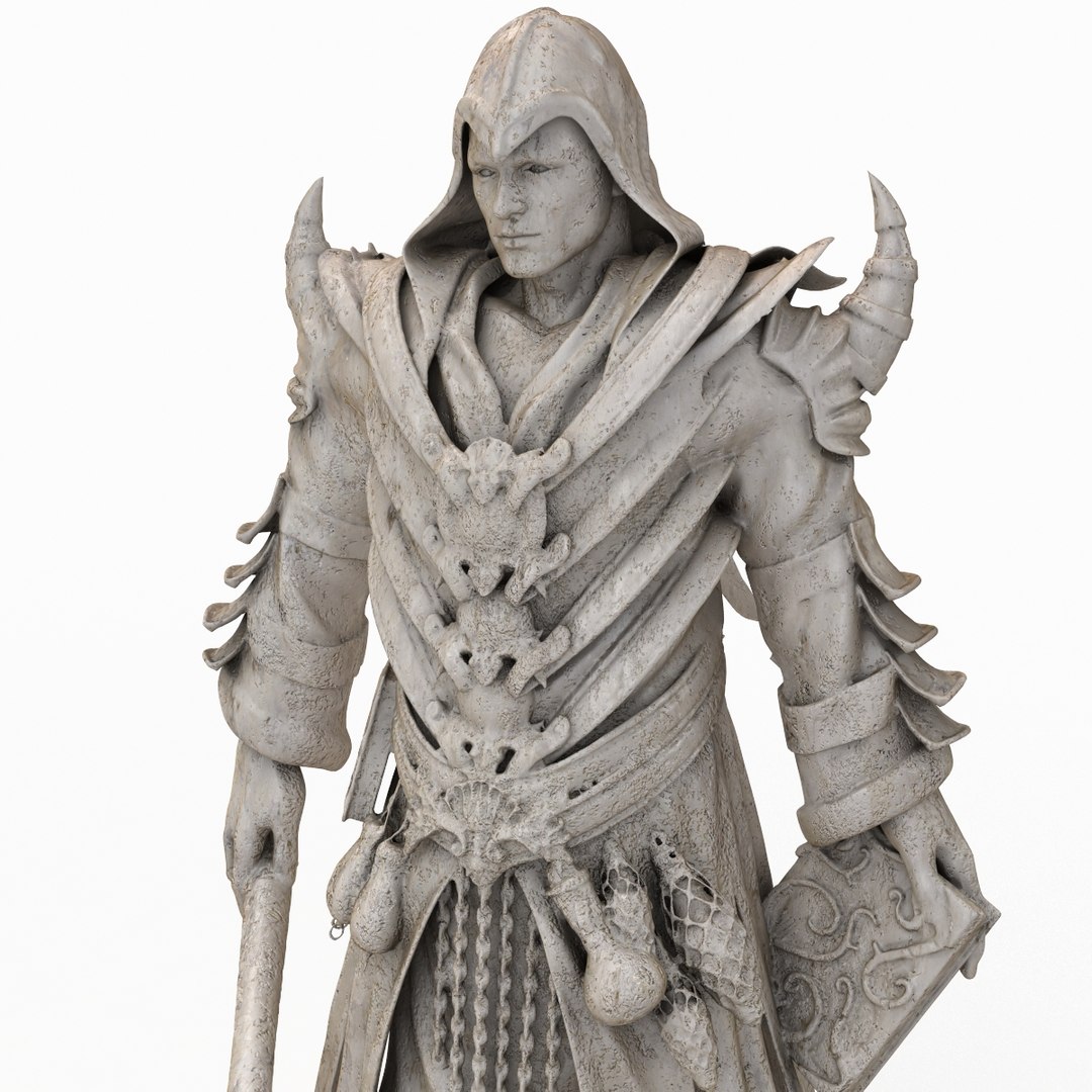 3ds Max Wizard 2 Statue