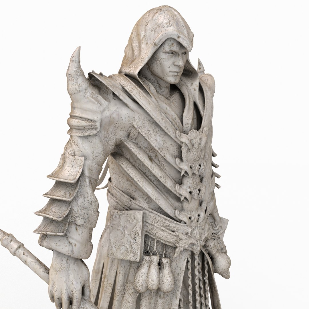 3ds Max Wizard 2 Statue
