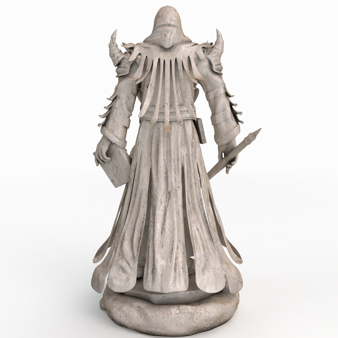 3ds Max Wizard 2 Statue