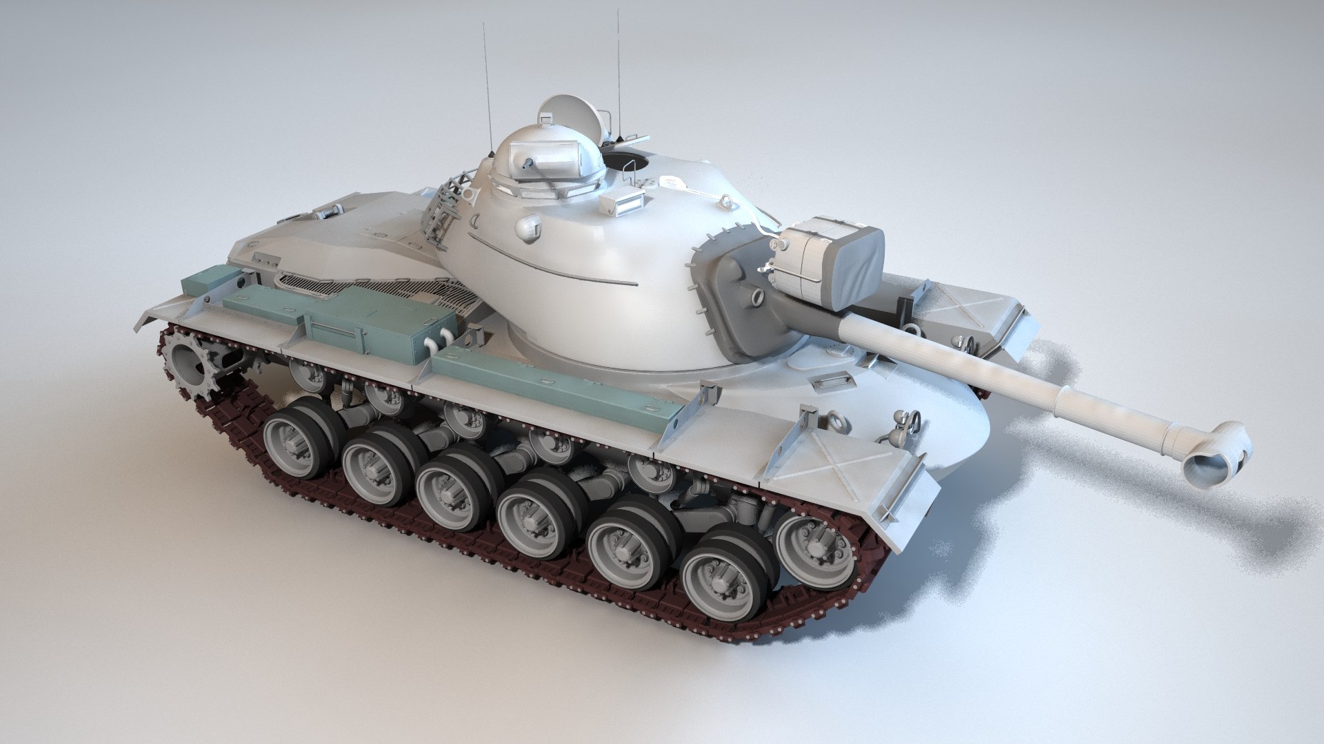 3D Model M48A3 German Version - TurboSquid 1789572