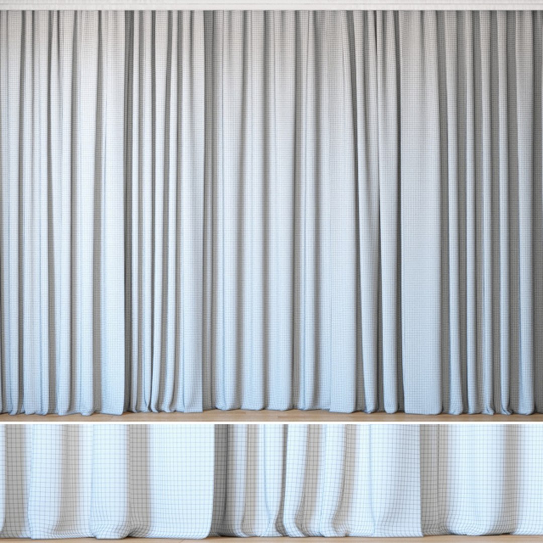 3D Model Curtains 2 - TurboSquid 2220099
