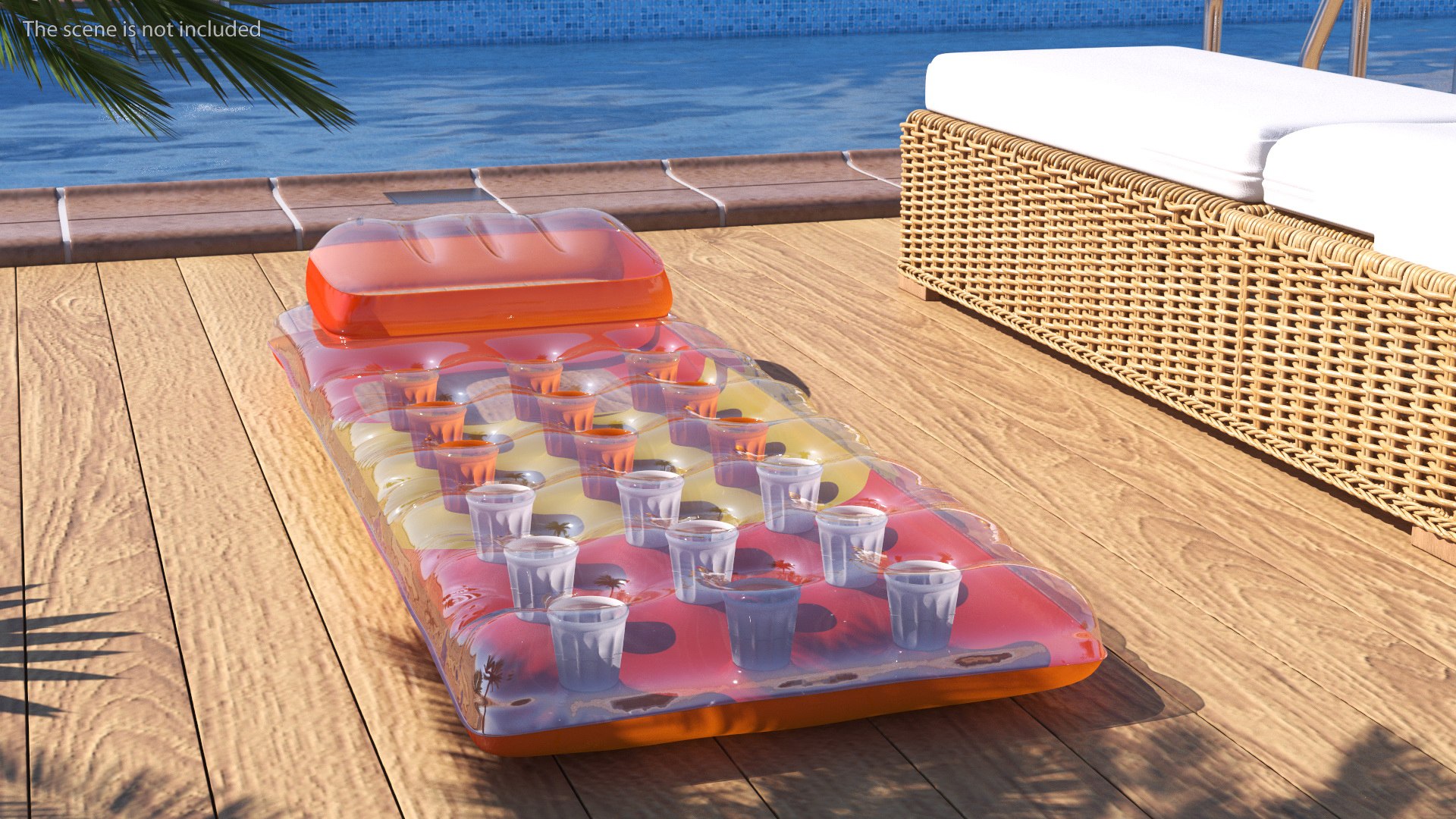 3D Model Ultimate Floating Pool Mattress - TurboSquid 2117721