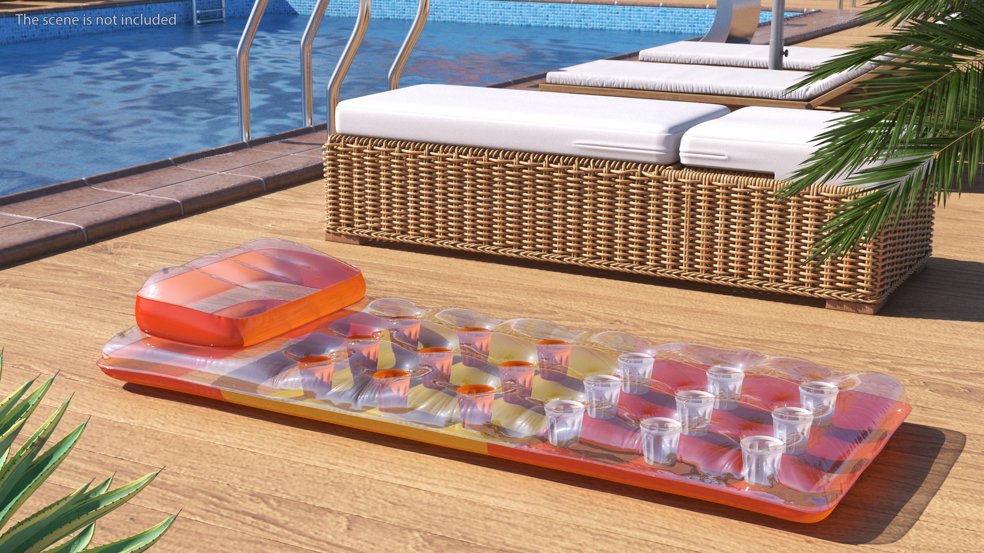 3D Model Ultimate Floating Pool Mattress - TurboSquid 2117721