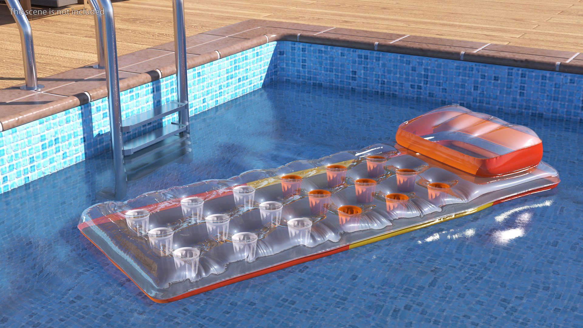 3D Model Ultimate Floating Pool Mattress - TurboSquid 2117721