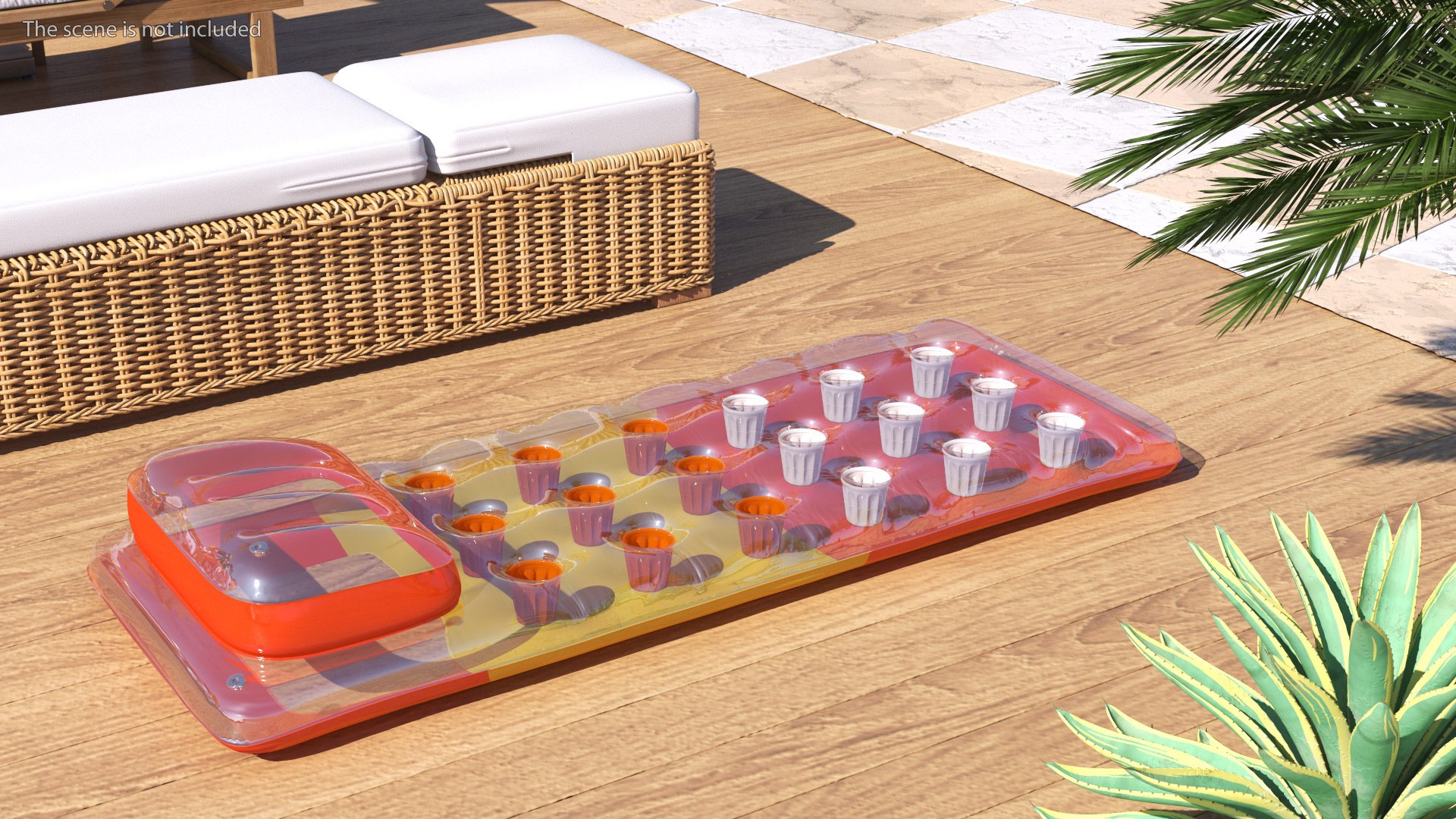 3D Model Ultimate Floating Pool Mattress - TurboSquid 2117721