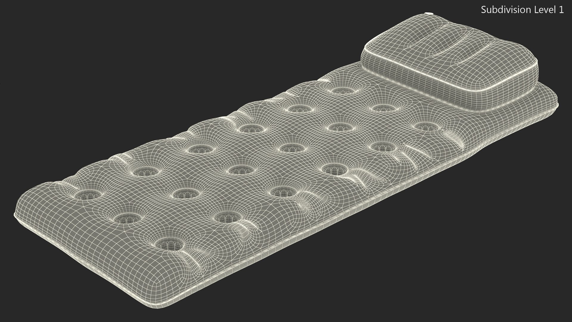 3D Model Ultimate Floating Pool Mattress - TurboSquid 2117721