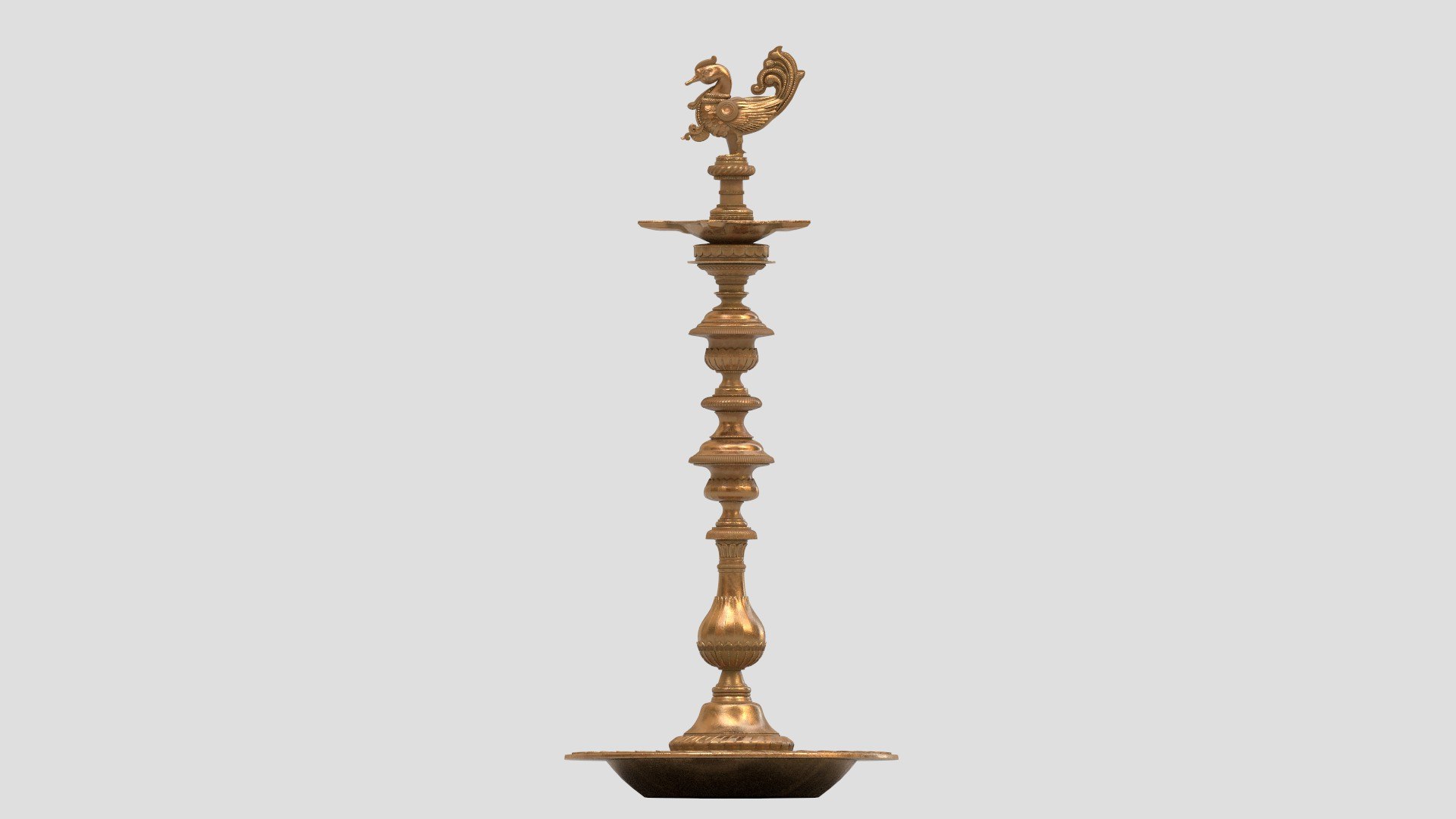 3D Oil Lamp Kuthuvizhakku Model - TurboSquid 2001890