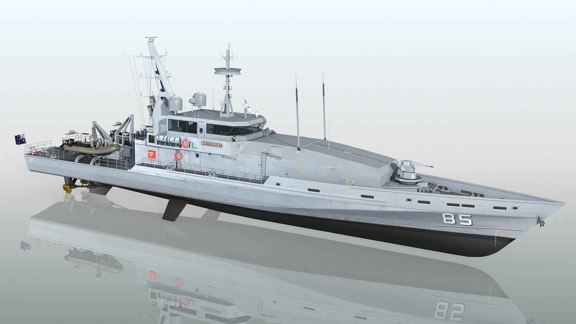 HMAS Bathurst P85 Patrol Boat 3D model - TurboSquid 1901977