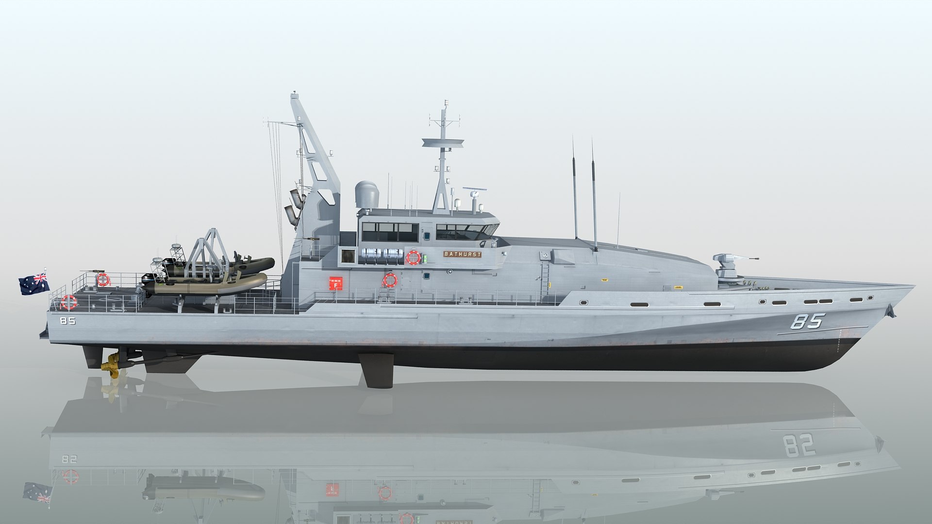 HMAS Bathurst P85 Patrol Boat 3D model - TurboSquid 1901977