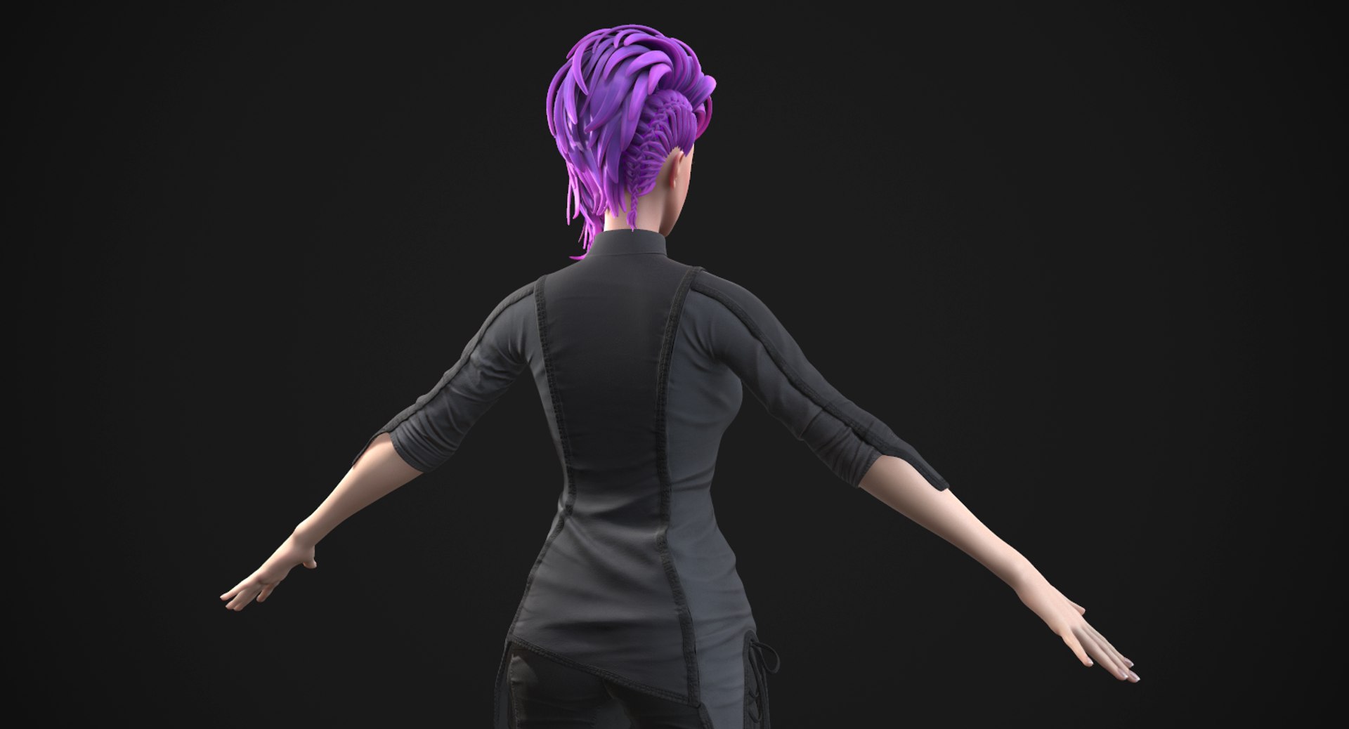 3D Stylized Girl 2 - TurboSquid 1159352