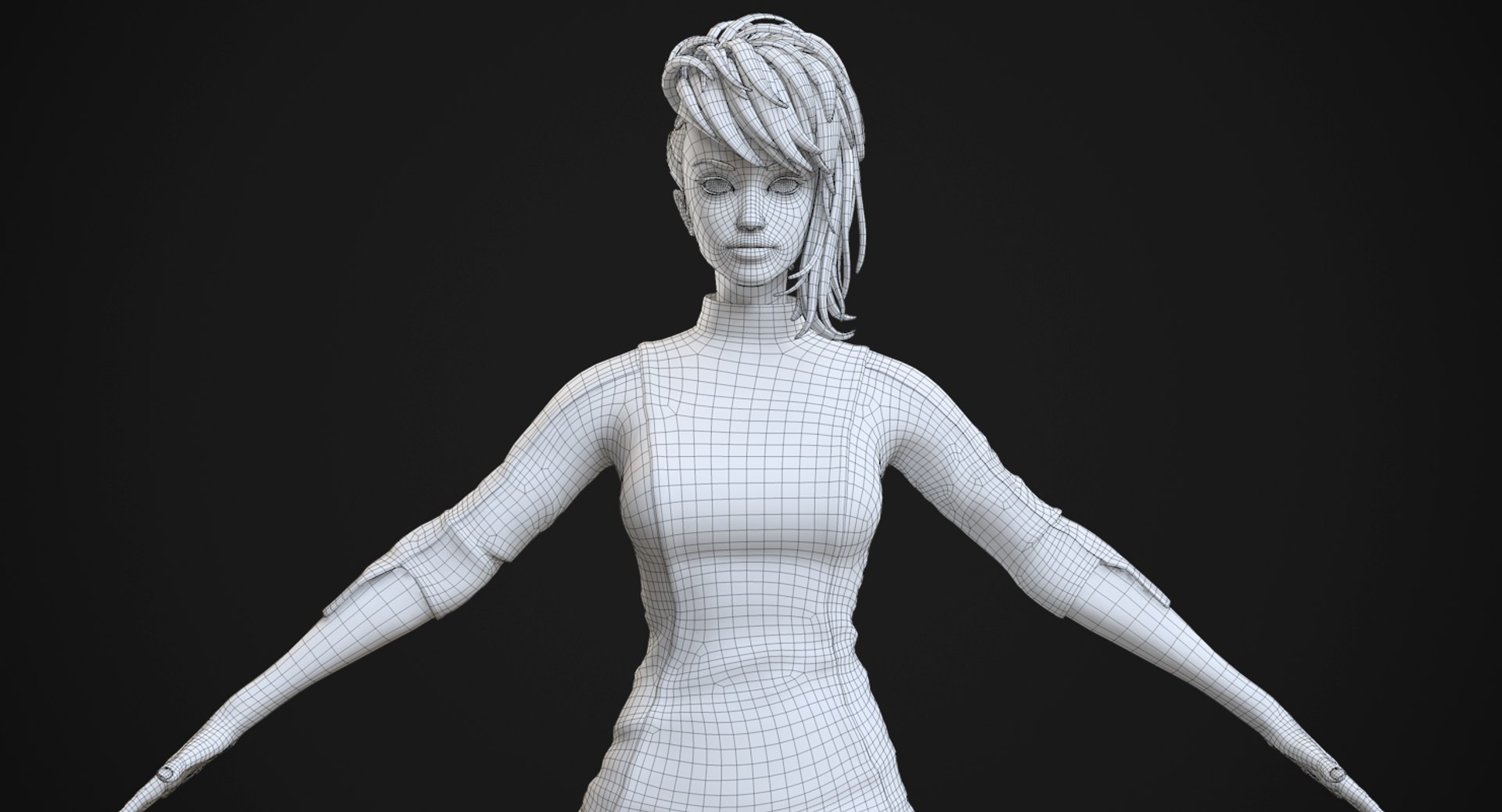 3D Stylized Girl 2 - TurboSquid 1159352