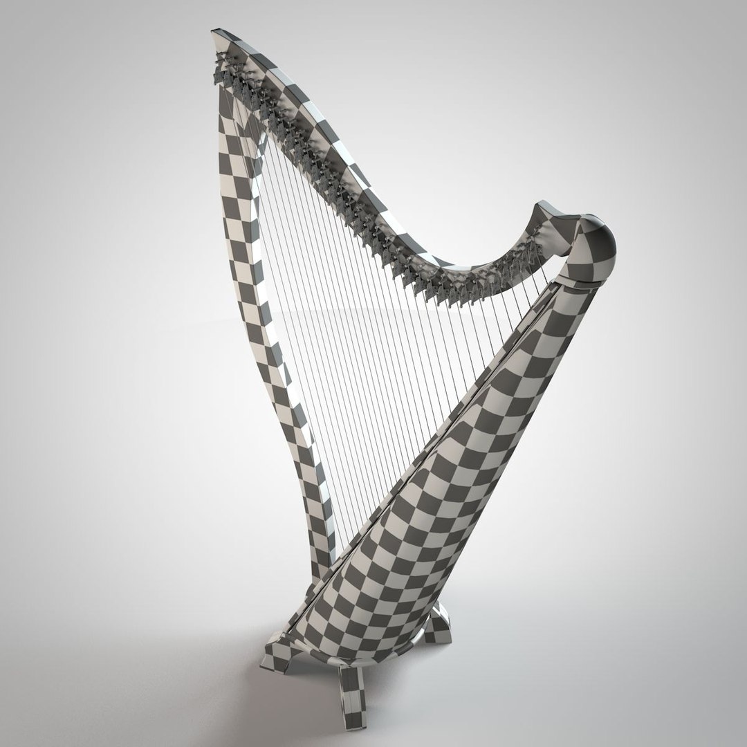 3D Harp Model - TurboSquid 1154815