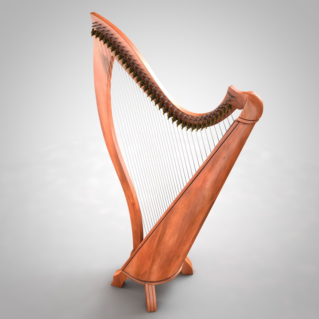 3D Harp Model - TurboSquid 1154815