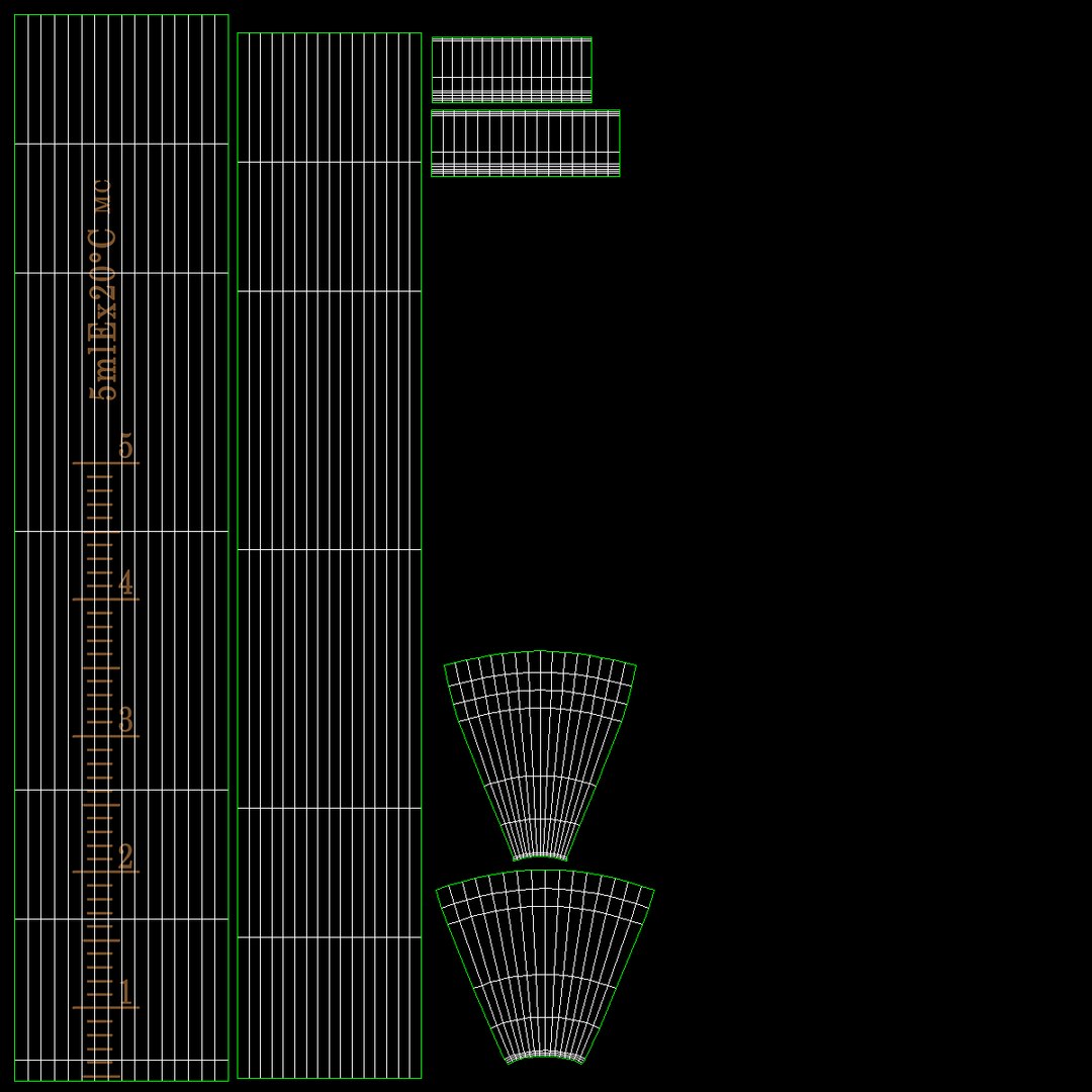 3D model glass droppers drop - TurboSquid 1679670