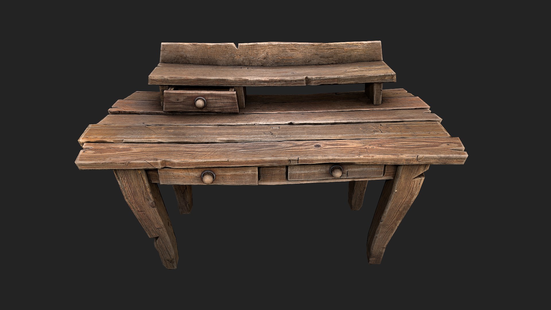 Medieval Lab Table 3D - TurboSquid 1832998
