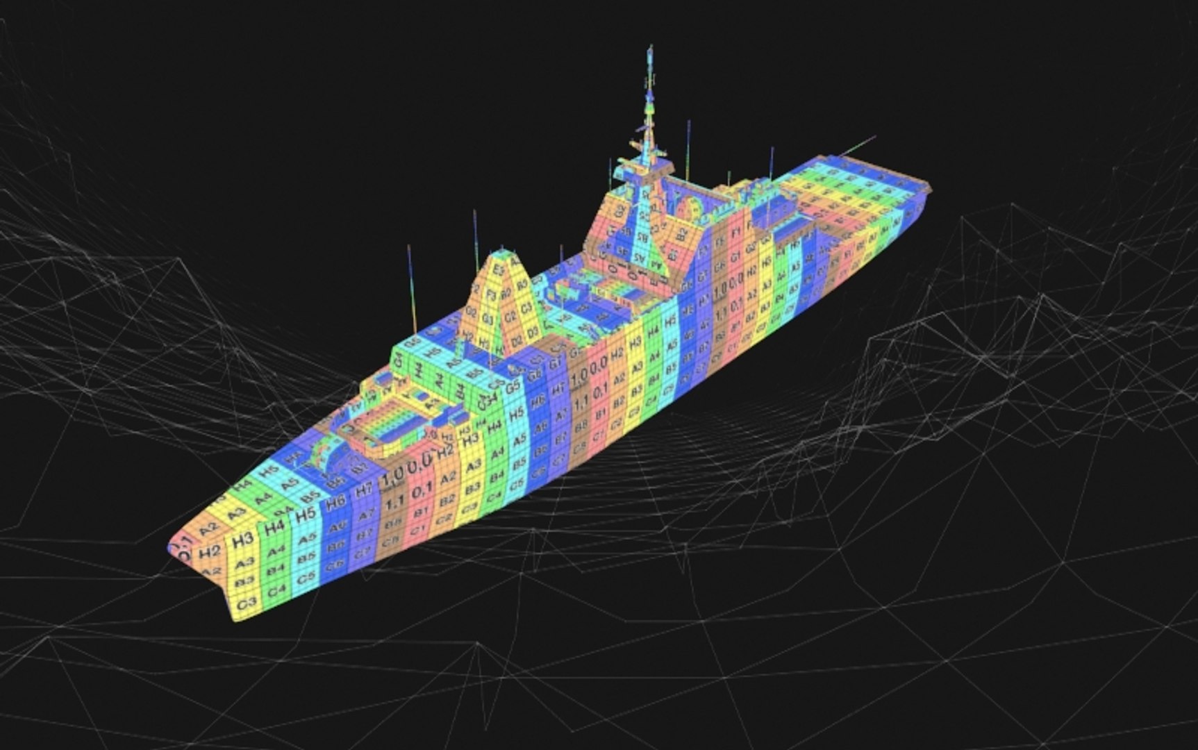 Navy Ship Formidable Obj