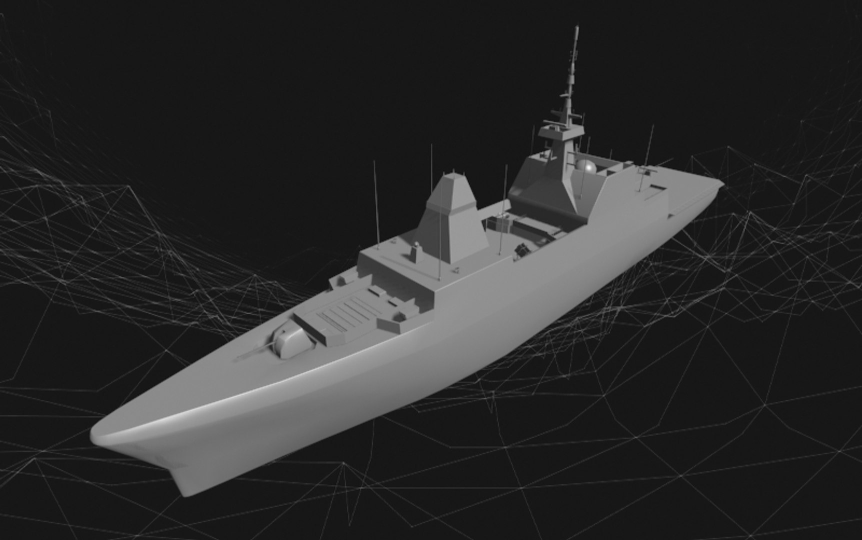 Navy Ship Formidable Obj