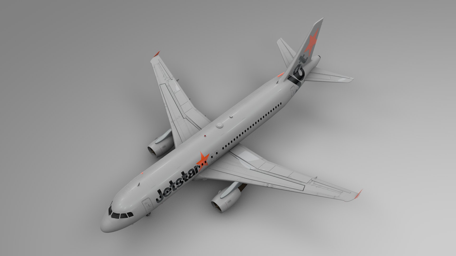3D jetstar airbus a320 l512 - TurboSquid 1489389