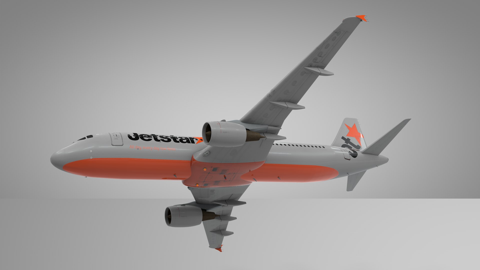 3D jetstar airbus a320 l512 - TurboSquid 1489389