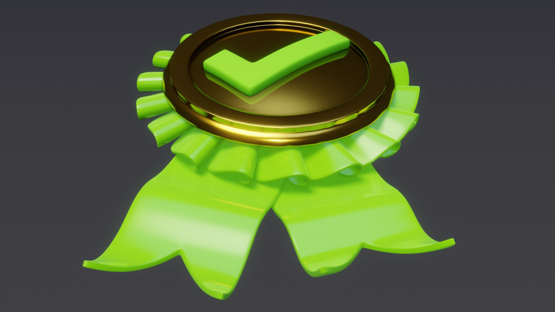 3D Check Prize Checkmark - TurboSquid 1685161