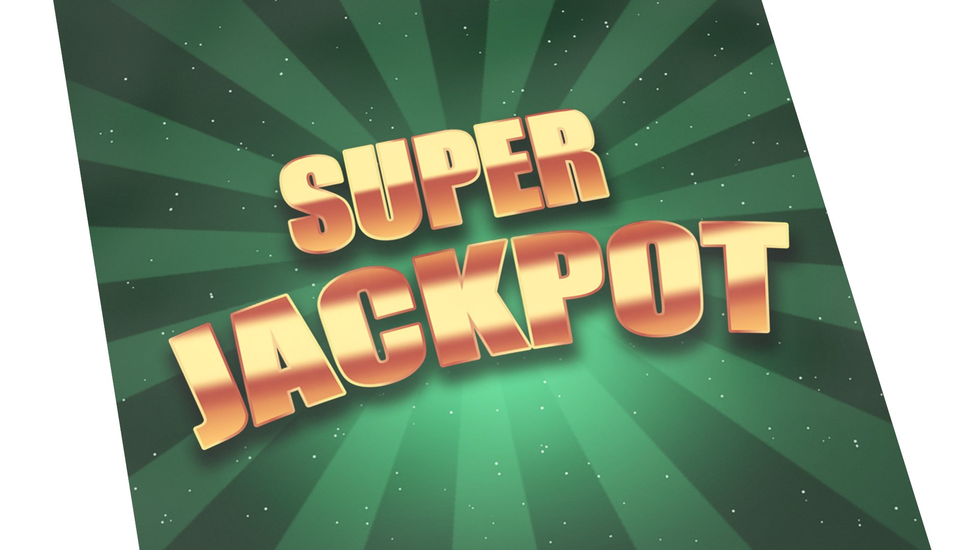 Super Jackpot Scratch Lottery Ticket With Erased Layer 3D Model ...